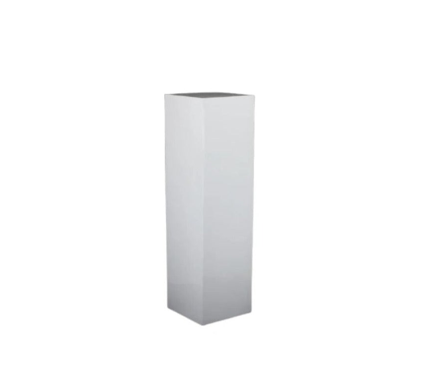White Rectangular Plinth 70cm – Adelaide Party Hire