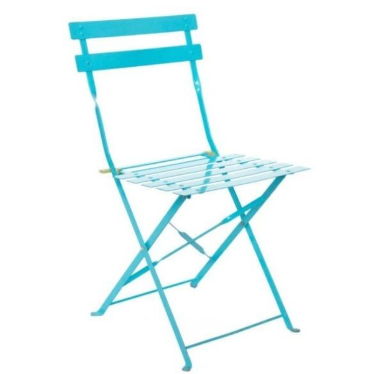 Cafe Bistro Chair - Blue – Adelaide Party Hire