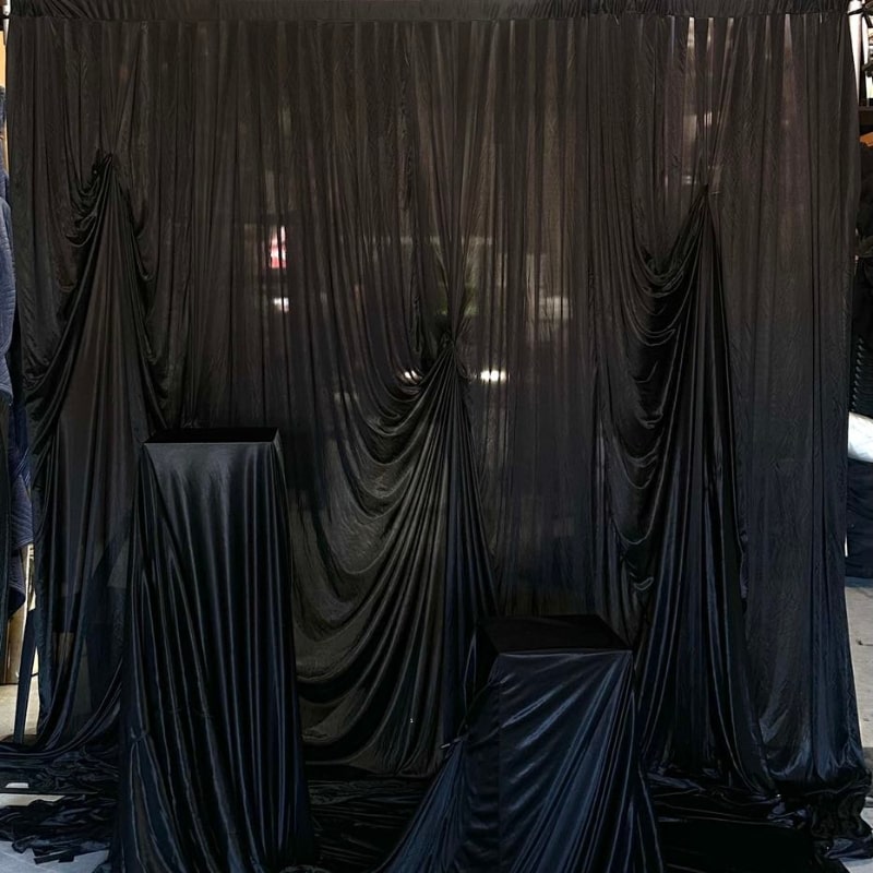 Black Luxe Draping System – Adelaide Party Hire