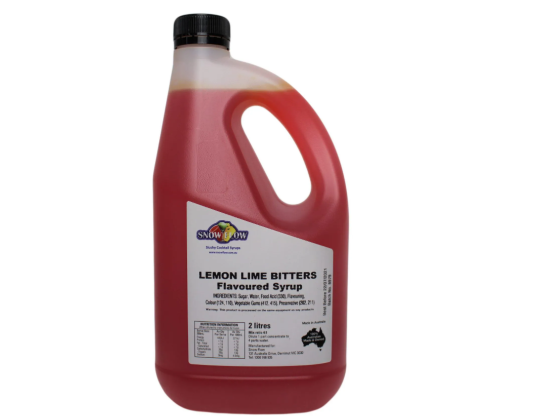 Lemon Lime & Bitters Mixing Flavour – Adelaide Party Hire