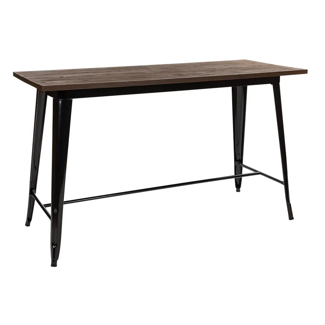 Bar Leaner Table Black Tolix – Adelaide Party Hire