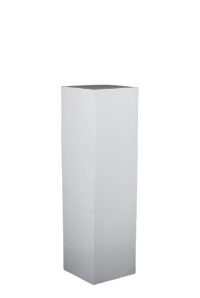 White Rectangular Plinth 90cm – Adelaide Party Hire