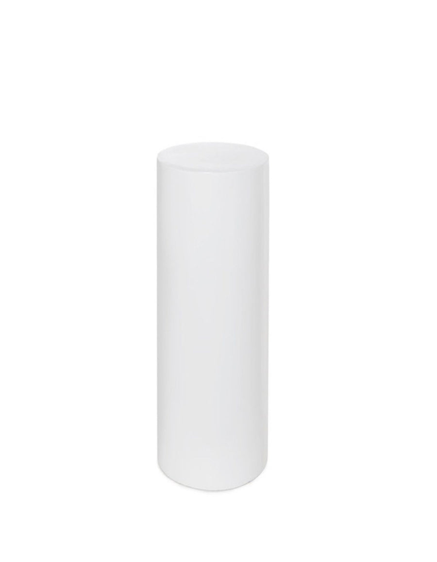 White Round Plinth 90cm – Adelaide Party Hire
